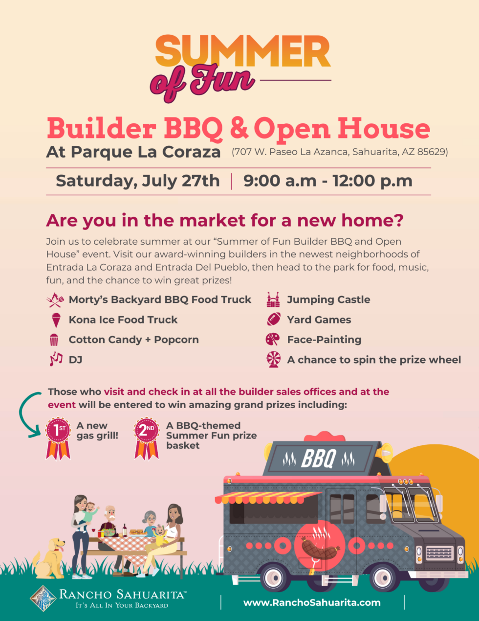 Join Us July 27th for the First Rancho Sahuarita "Summer of Fun Builder ...